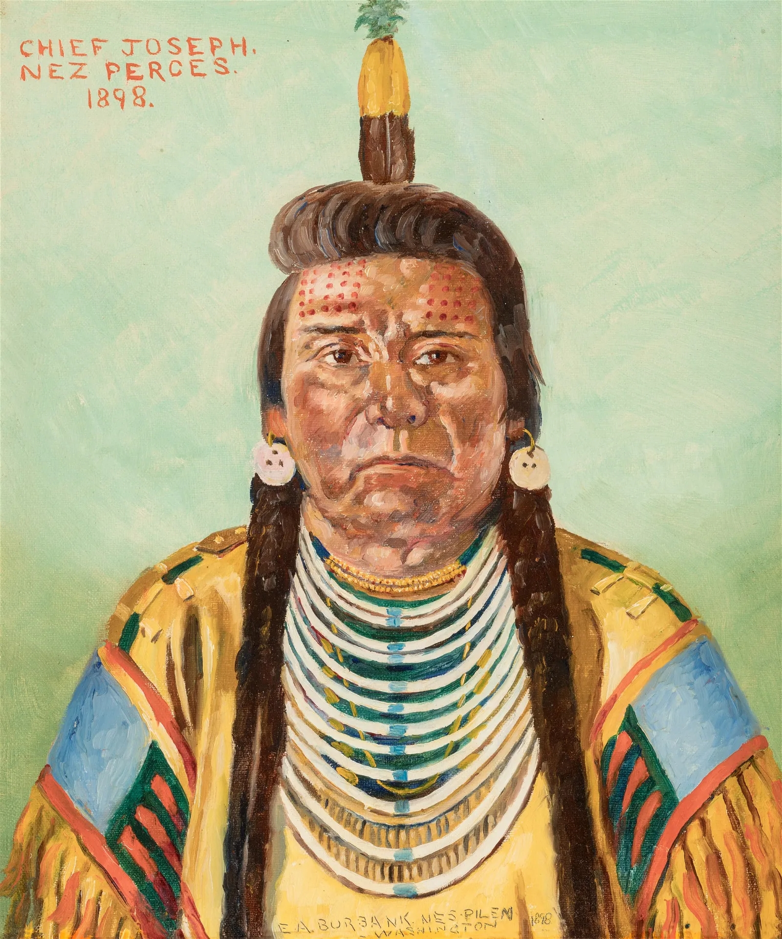 Elbridge Ayer Burbank | Chief Joseph, Nez Perces (1898) | MutualArt