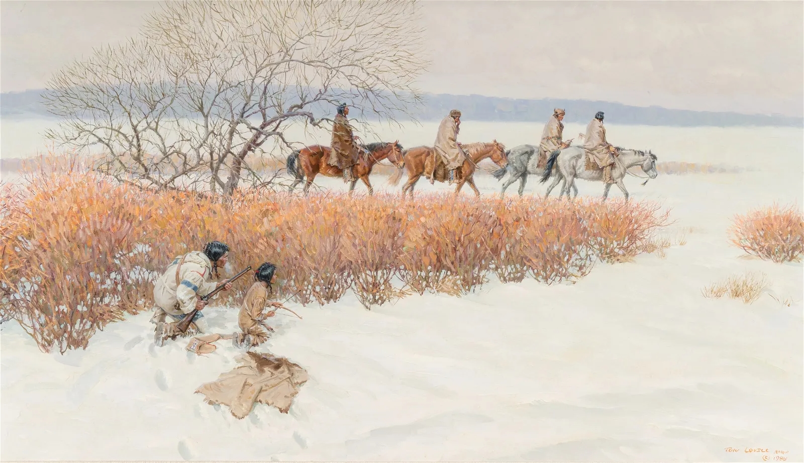 Tom Lovell | The Friendly Willows (1988) | MutualArt