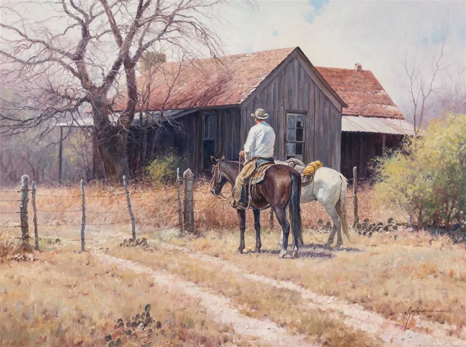 Martin Grelle | Stop at the Old Place (1991) | MutualArt