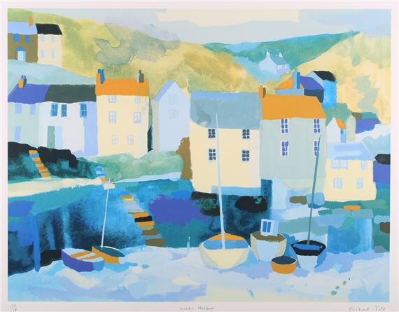 Richard Tuff | Richard Tuff – ‘Winter Harbour’ (21st Century) | MutualArt