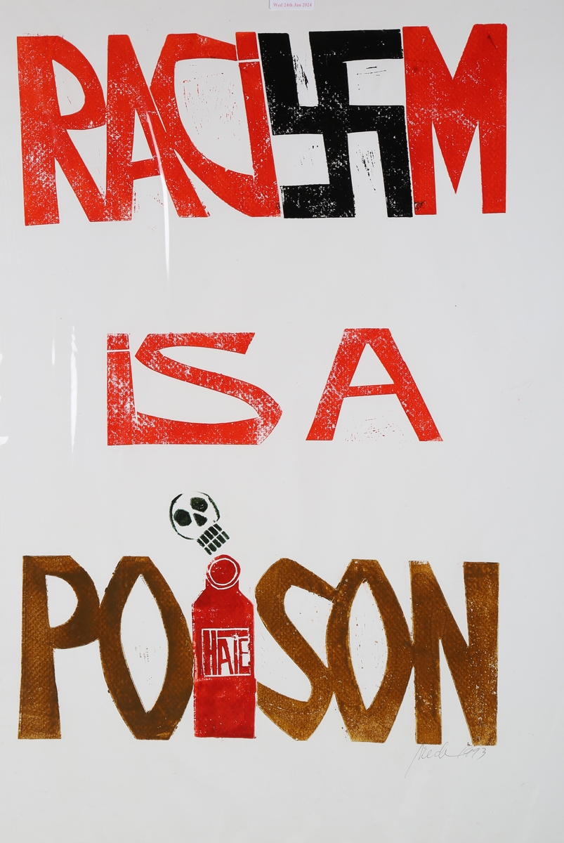 Paul Peter Piech | Paul Pieter Piech – ‘Racism is a Poison’ (1993 ...