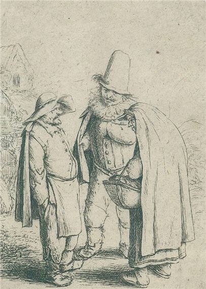 Adriaen Van Ostade | Die drei grotesken Figuren (Circa 1638) | MutualArt