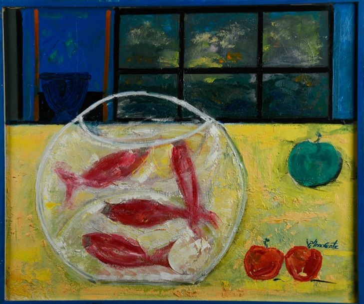 Pierre-Vincent Innocente | Les poissons rouges | MutualArt