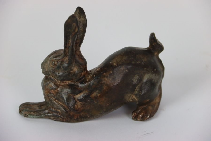 Pierre Chenet | Reclining rabbits | MutualArt