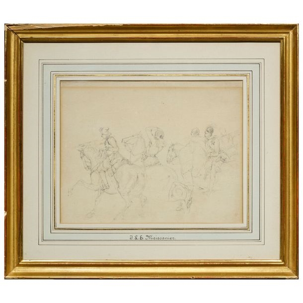 Jean-Louis-Ernest Meissonier | Les cavaliers | MutualArt