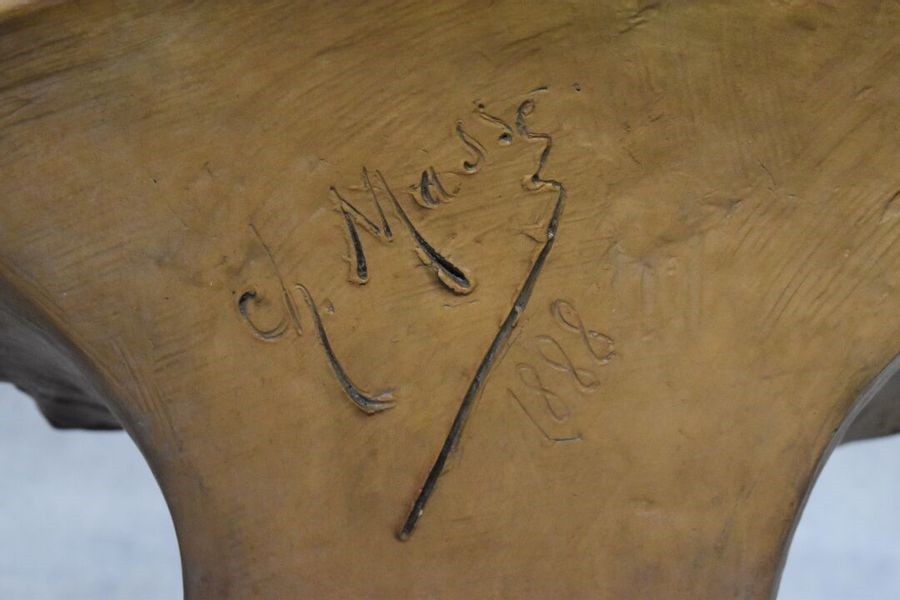 René Charles Masse | Female bust with cameo (1888) | MutualArt