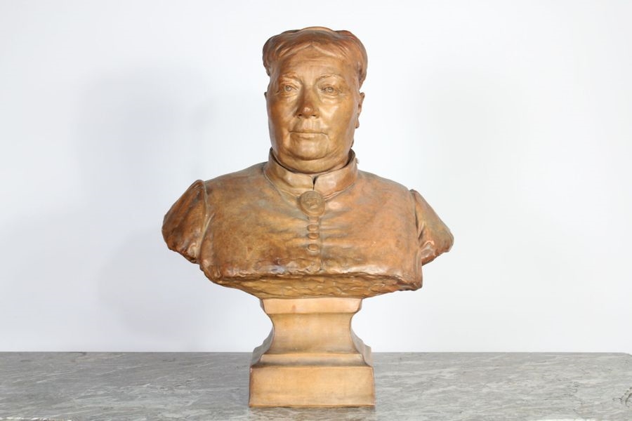 René Charles Masse | Female bust with cameo (1888) | MutualArt