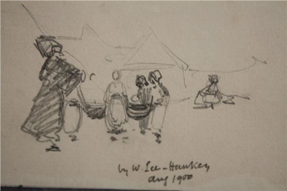 William Lee-Hankey | William Lee Hankey (1869–1952). Pencil sketch ...