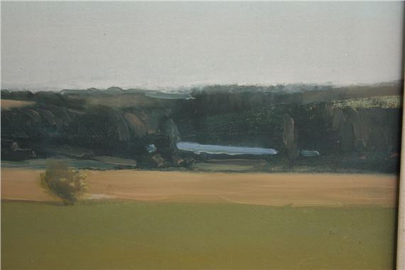 John Tanton | John Tanton. Oil on board. Landscape titled 'Darenth ...