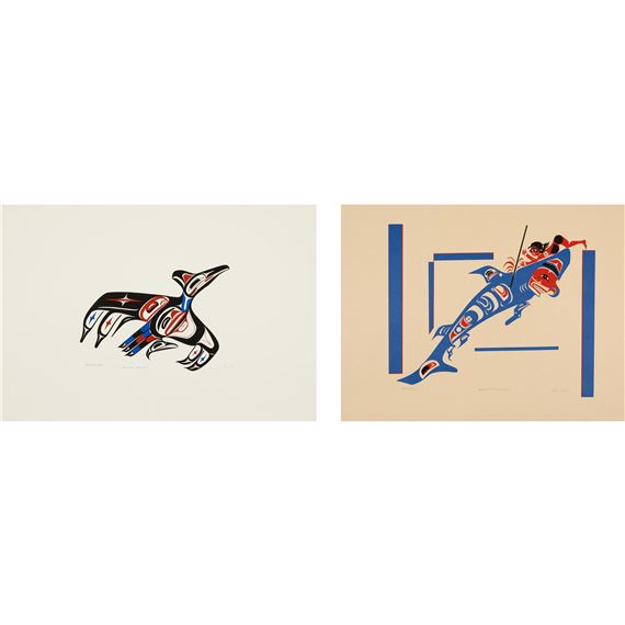 Tim Paul | SHARK AND MAN, 1977; RAVEN DESIGN, 1977 (1977) | MutualArt