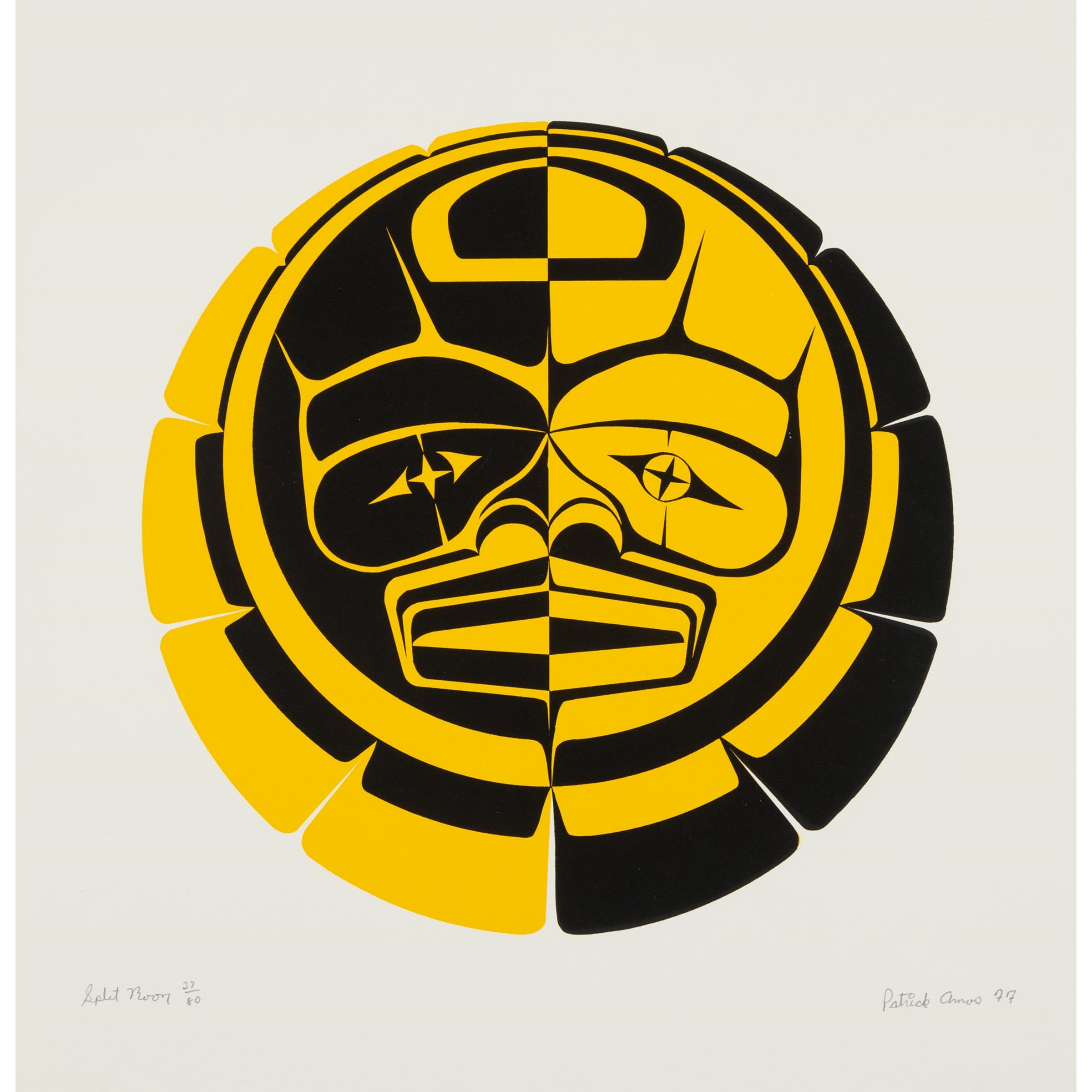 Patrick Amos | SPLIT MOON, 1977; LONG HOUSE, 1977 (1977) | MutualArt