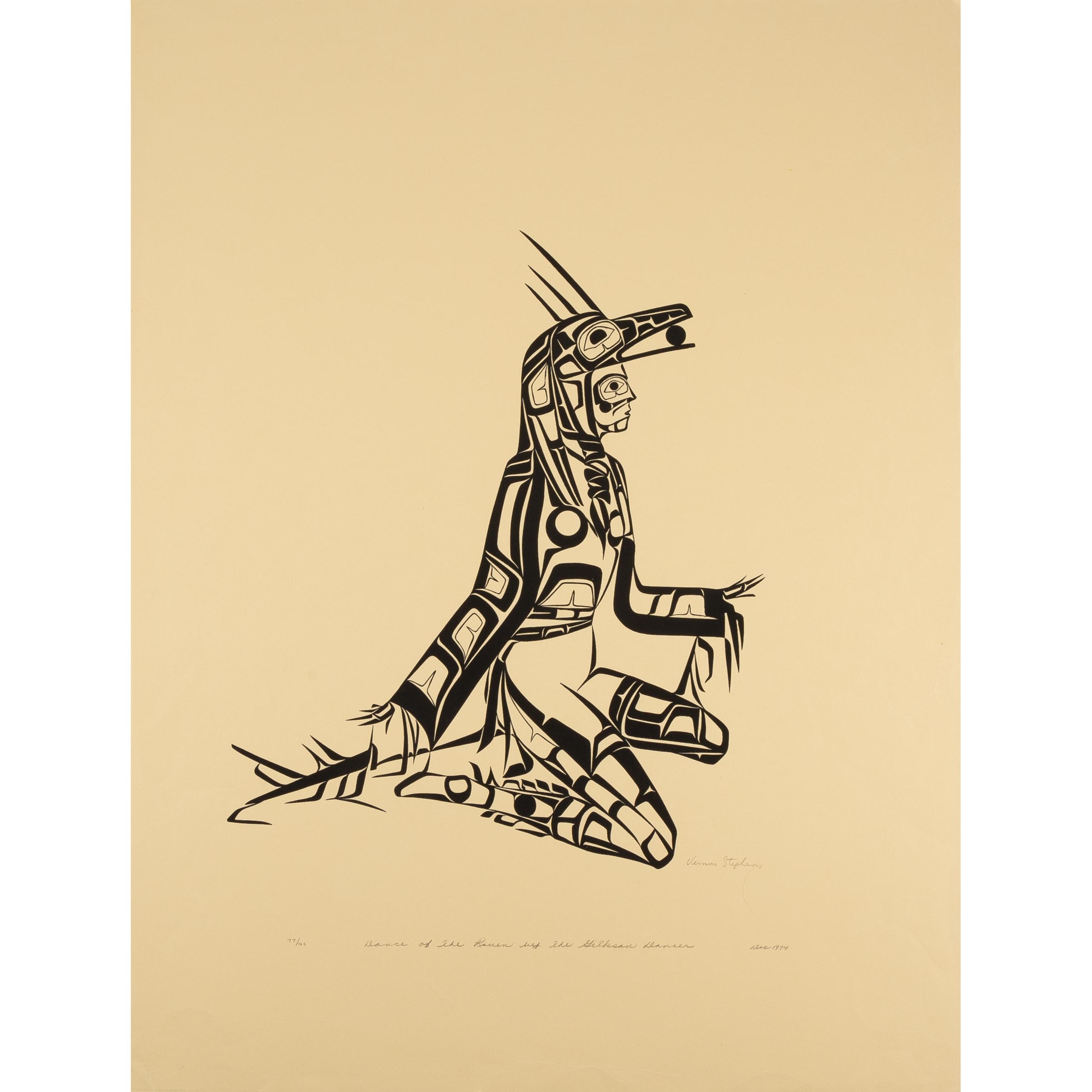 Vernon Stephens | DANCE OF THE RAVEN BY THE GITKSAN WOMAN | MutualArt