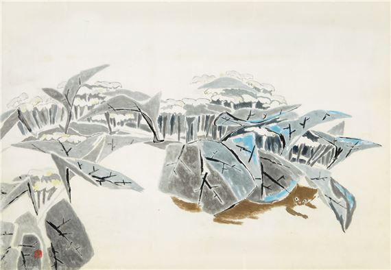 Park RaeHyun | Frosty evening (1958) | MutualArt