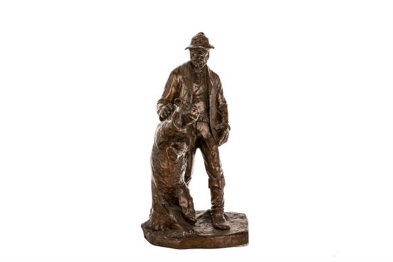 Alfred Laliberté | A MAN WITH BEAR | MutualArt