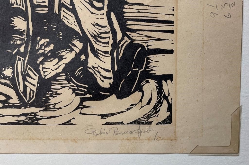 Rubén Rivera Aponte | RUBEN APONTE LINOCUT PUERTO RICO | MutualArt