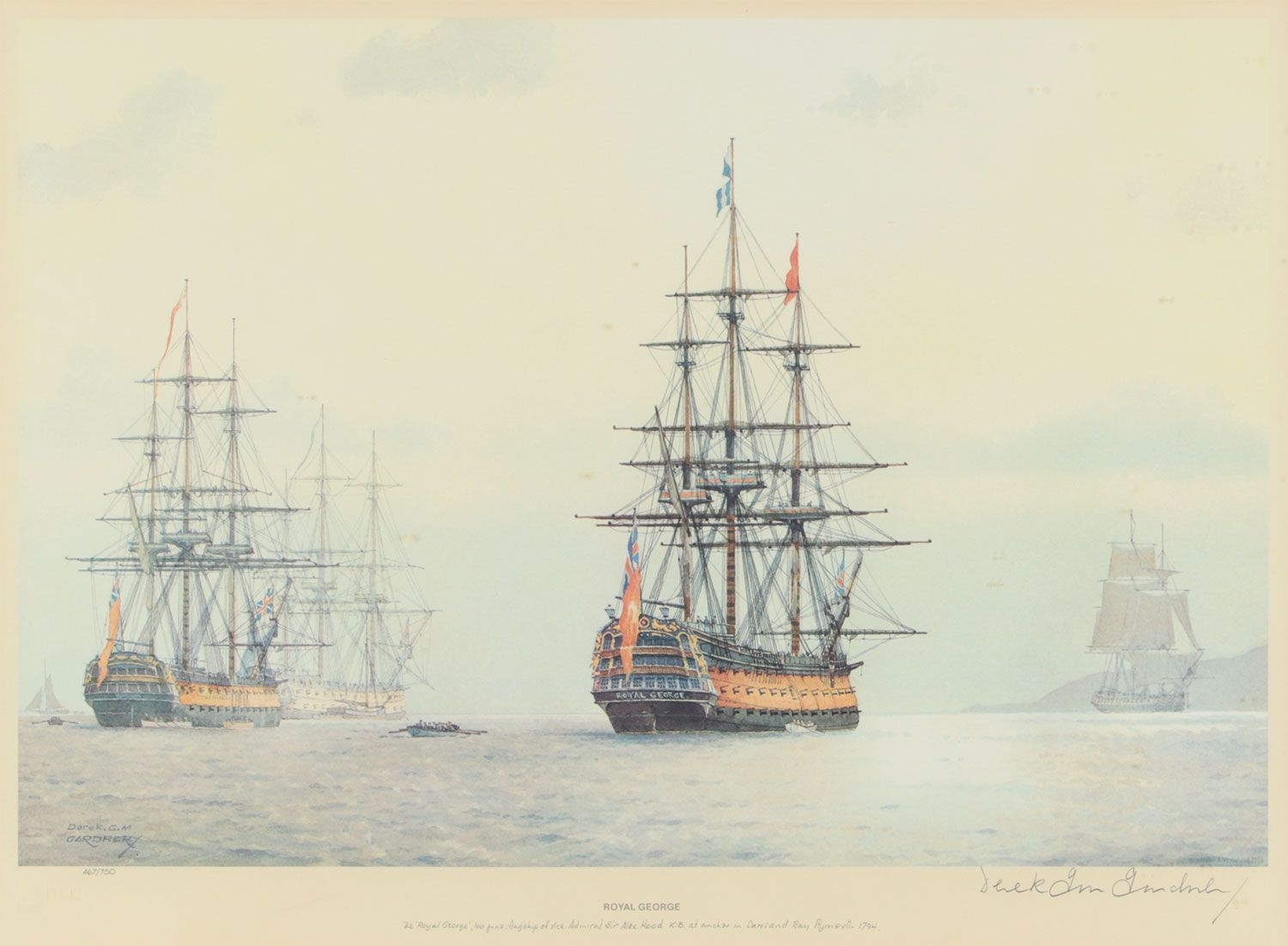 Derek Gardner | The Battle of Camperdown | MutualArt