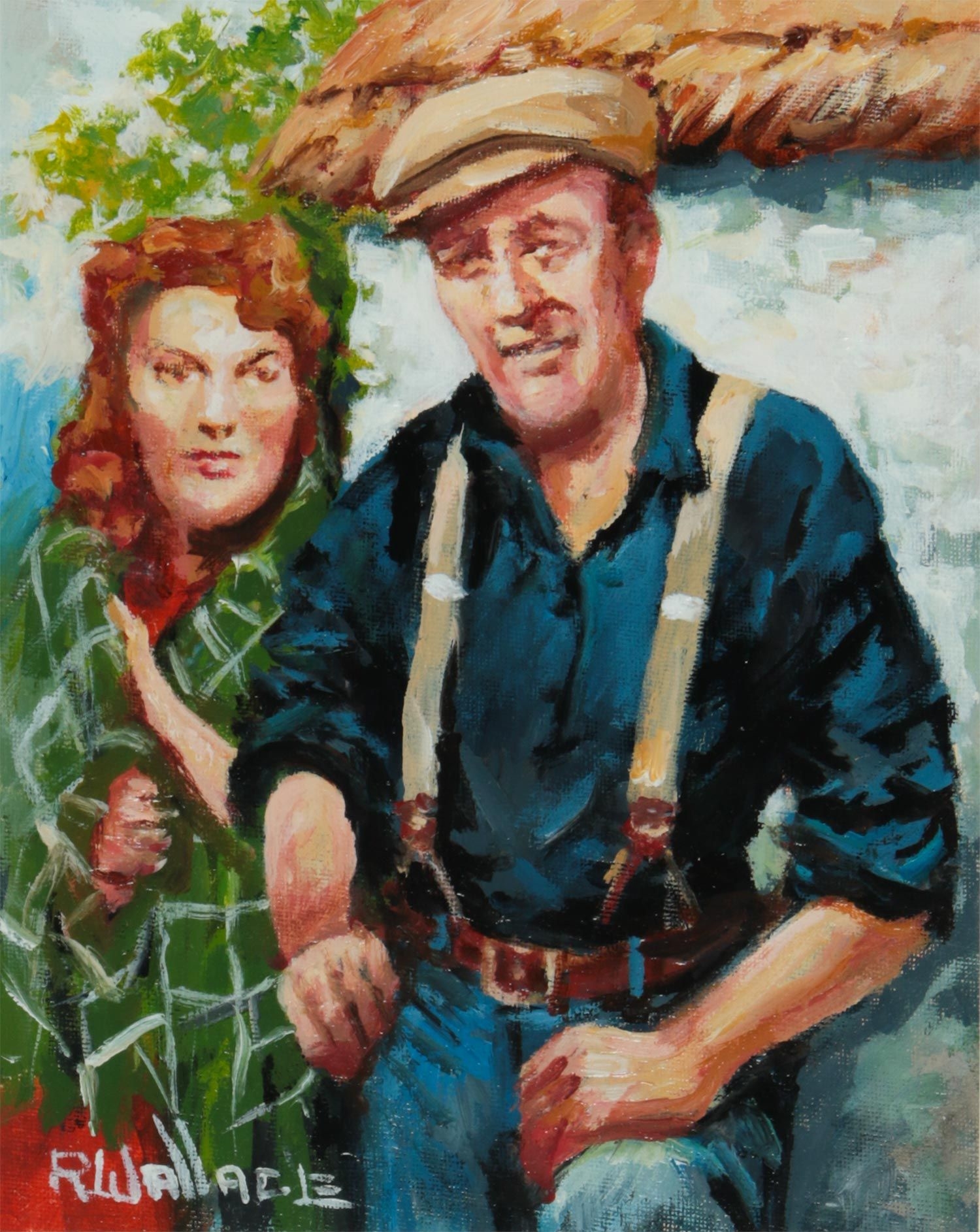 Roy Wallace | 'JOHN WAYNE & MAUREEN O'HARA' | MutualArt