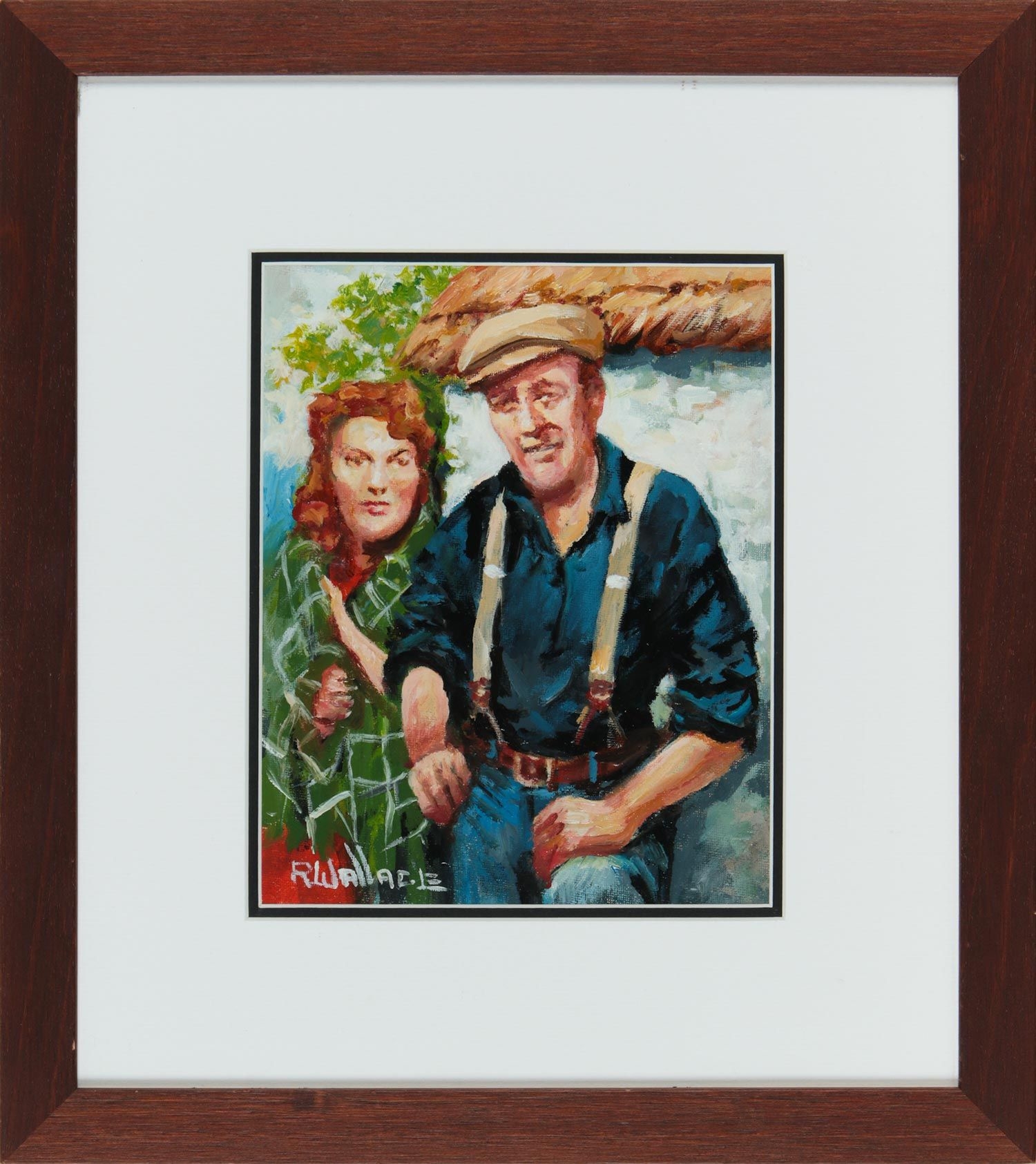 Roy Wallace | 'JOHN WAYNE & MAUREEN O'HARA' | MutualArt