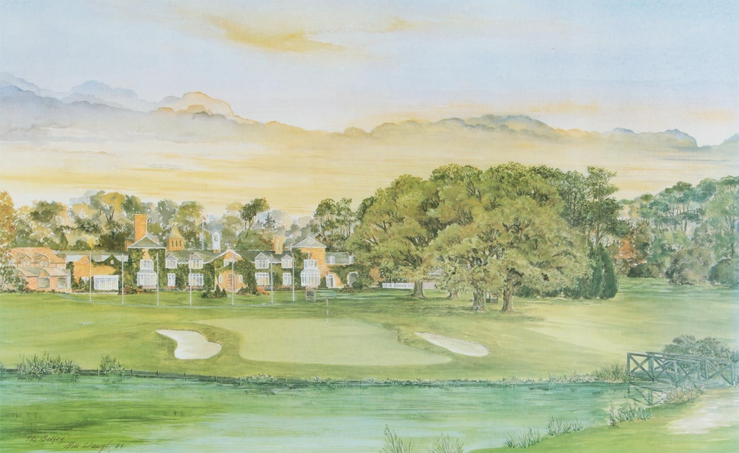 Bill Waugh | A VIEW OF THE 18TH GREEN, THE BRABAZON GOLF COURSE, RYDER ...
