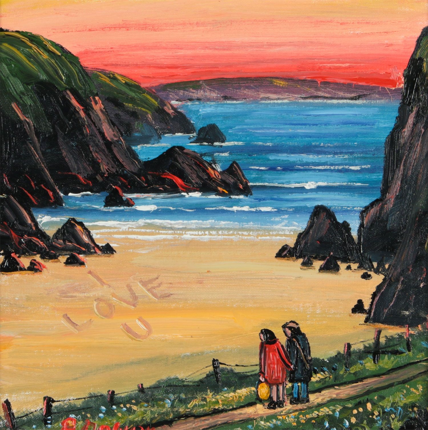 James Downie | MESSAGE IN THE SAND | MutualArt