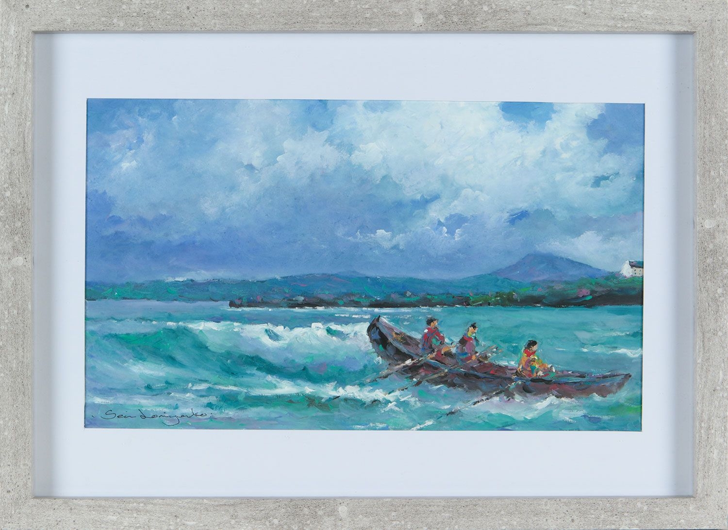 Sean Lorinyenko | THE DOWNINGS CURRACH MEN OUT ON STORMY SEAS (2023 ...