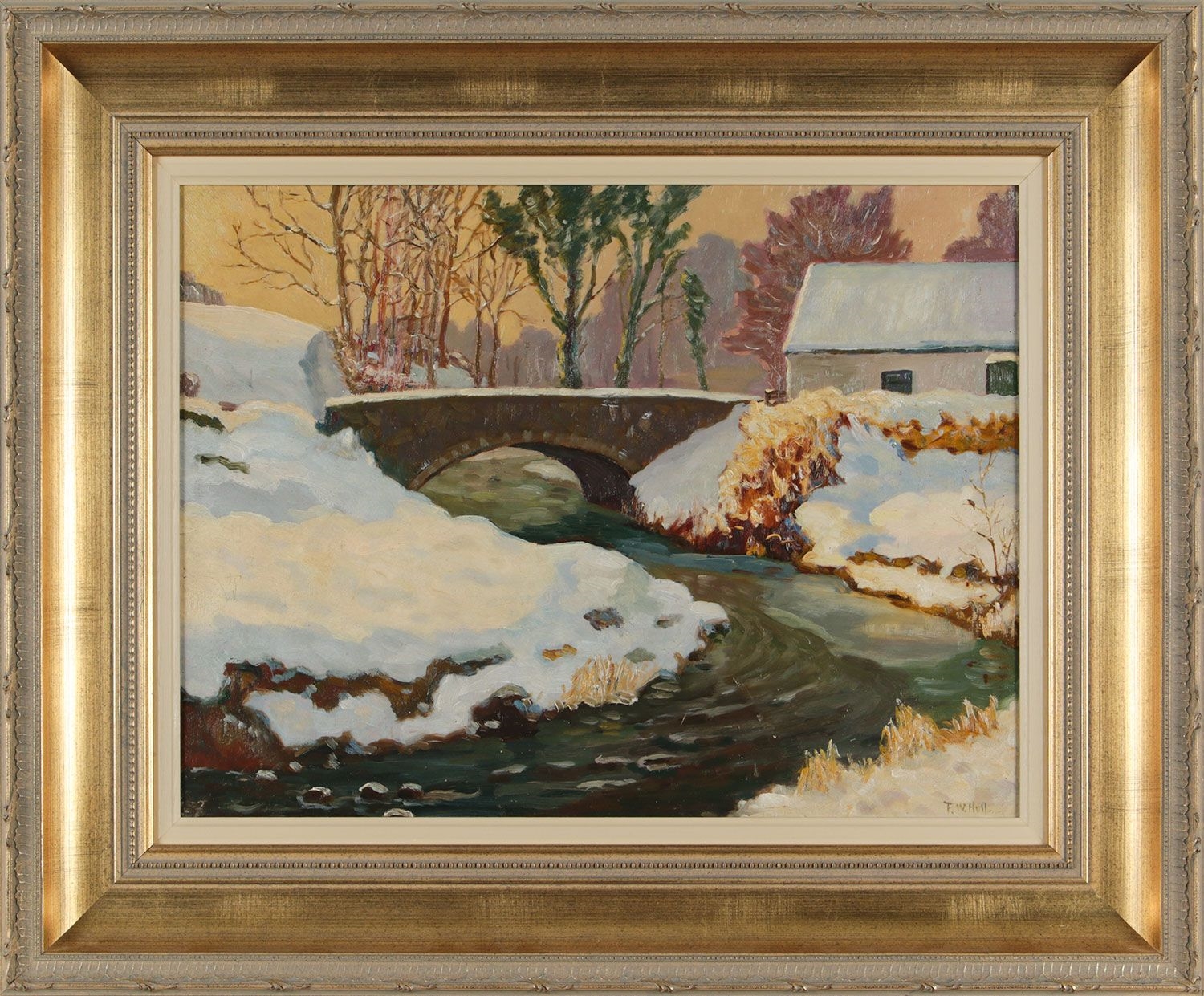 Frederick William Hull | WINTER ON THE MINNOWBURN | MutualArt