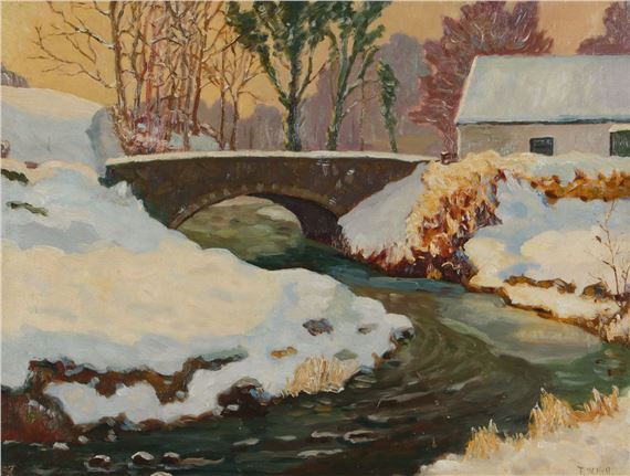 Frederick William Hull | WINTER ON THE MINNOWBURN | MutualArt