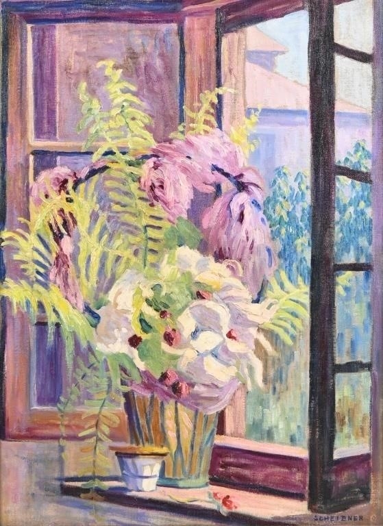Vira B. McIlrath Scheibner | VIRA SCHEIBNER FLOWERS IN THE WINDOW ...