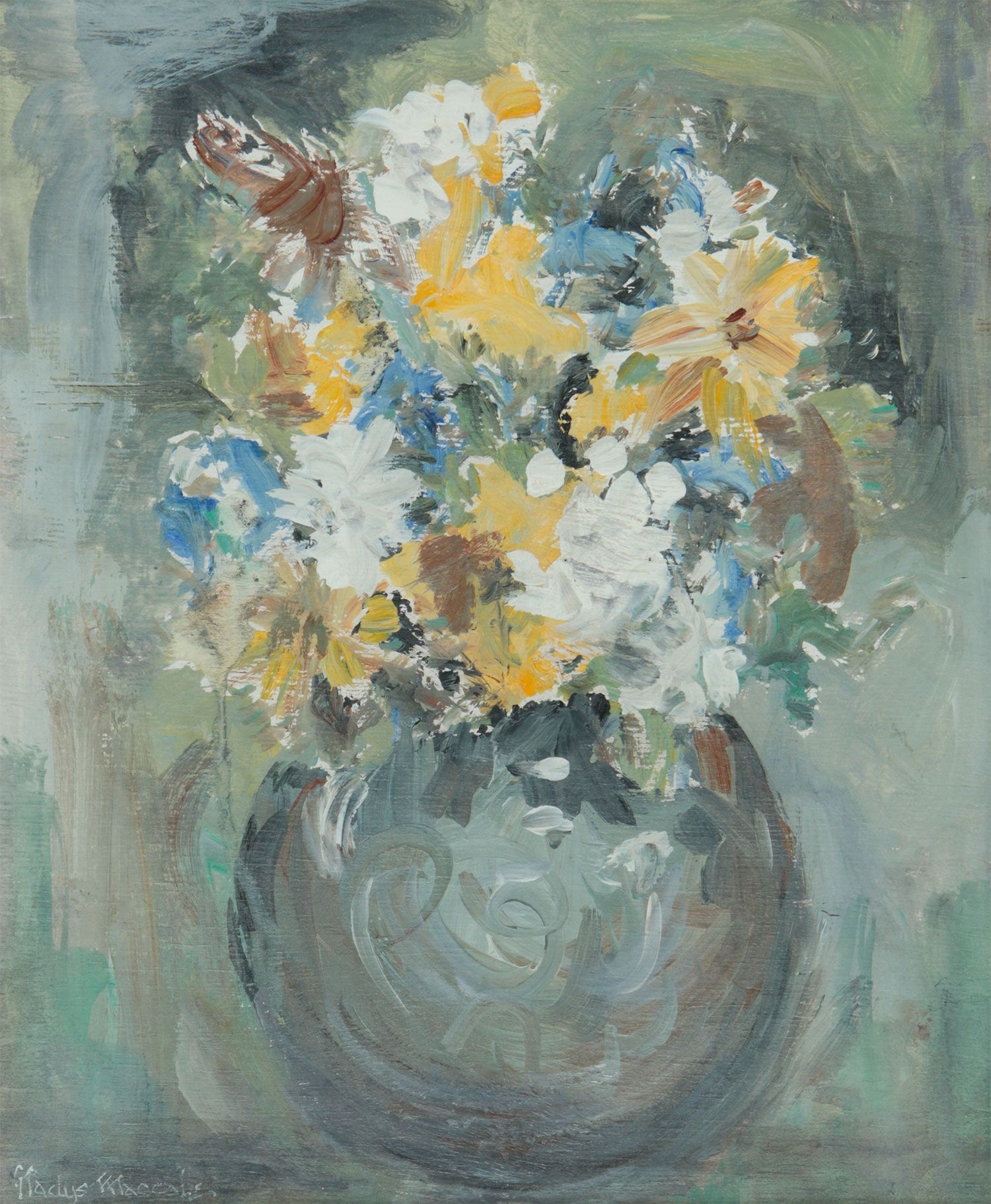 Gladys MacCabe | STILL LIFE BOWL OF FLOWERS | MutualArt