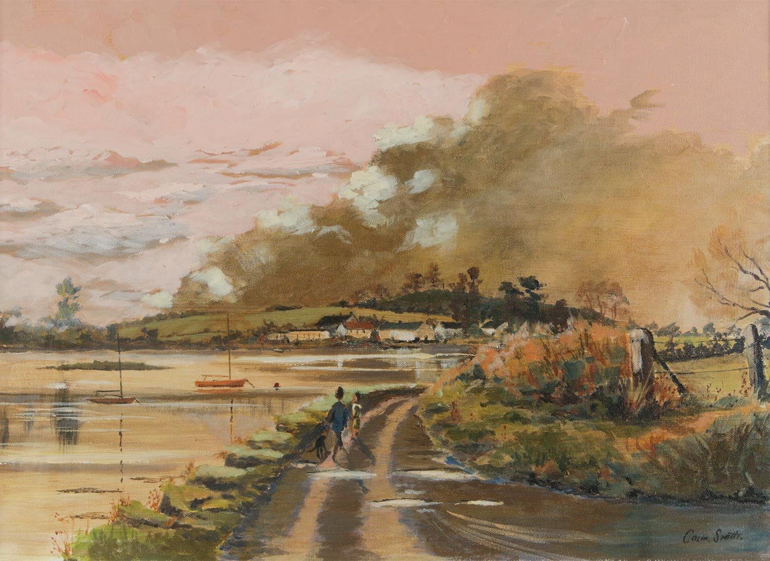 Colin Smith | PATH BY STRANGFORD LOUGH | MutualArt