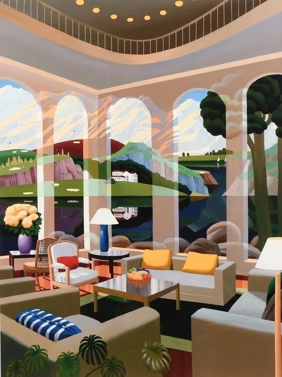 Datian He | LARGE HE DATIAN SERIGRAPH | MutualArt