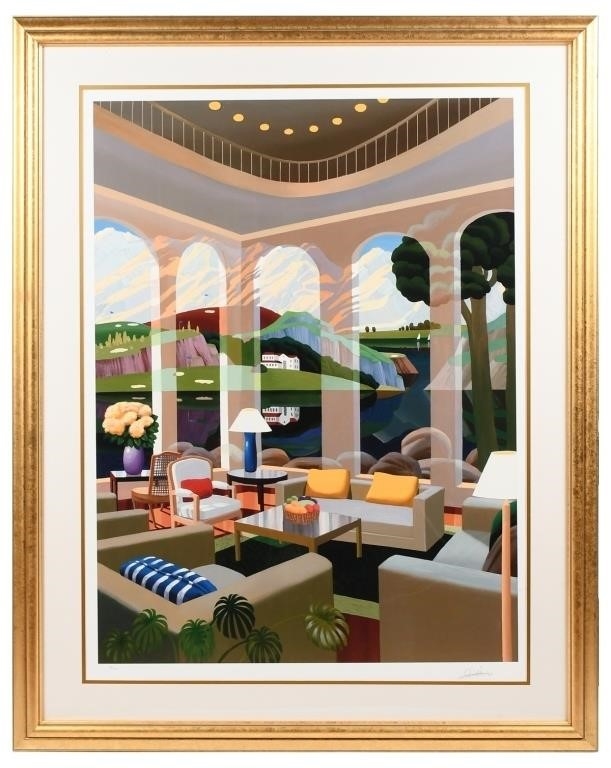 Datian He | LARGE HE DATIAN SERIGRAPH | MutualArt