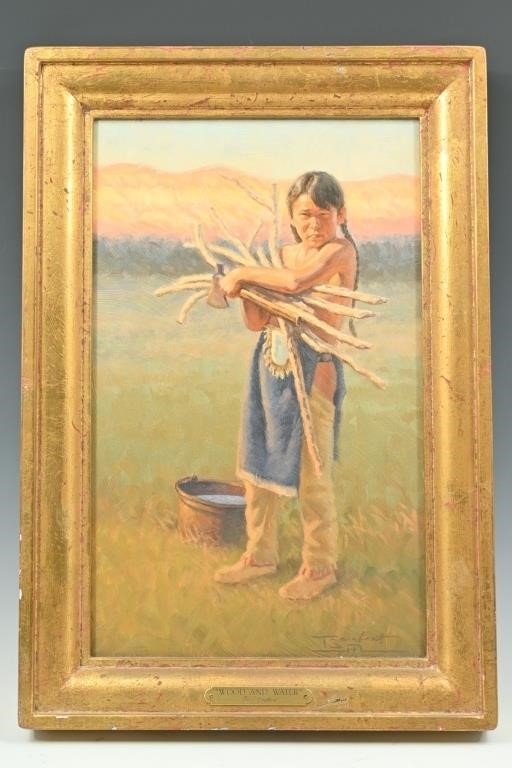 Tom Saubert | TOM SAUBERT NATIVE AMERICAN PAINTING | MutualArt