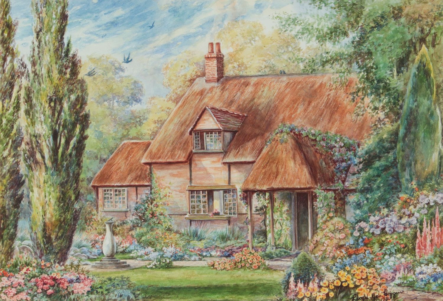 Lloyd George Higgins | THE OLD WORLD GARDEN (1936) | MutualArt