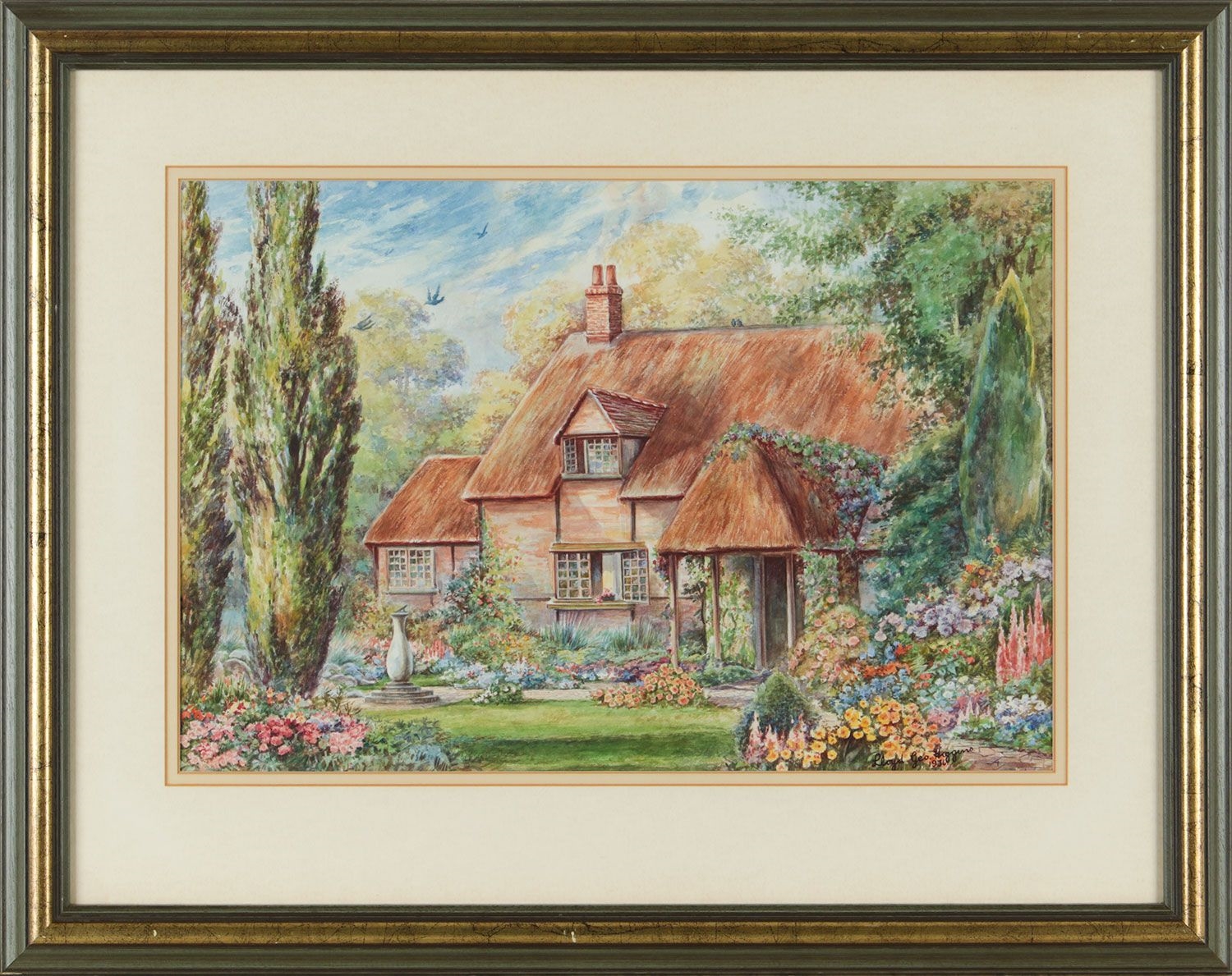 Lloyd George Higgins | THE OLD WORLD GARDEN (1936) | MutualArt