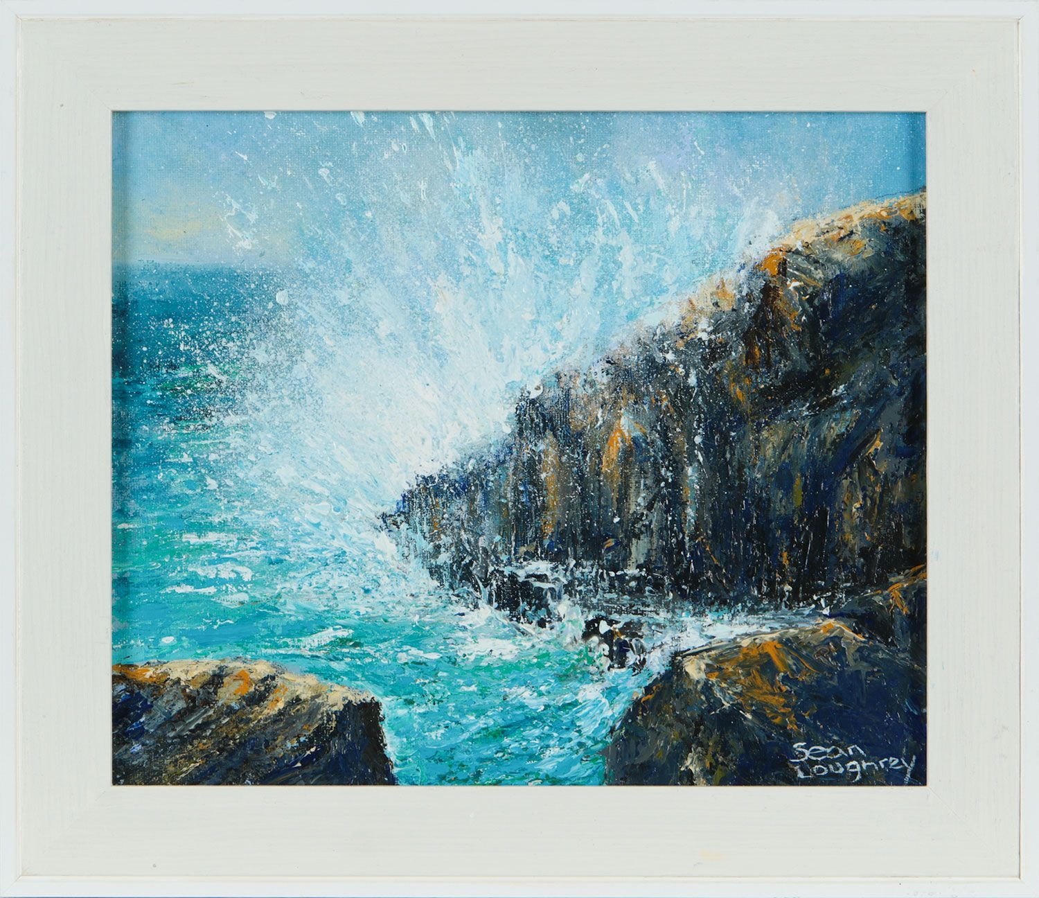 Sean Loughrey | CRASHING WAVE AT MALIN HEAD | MutualArt