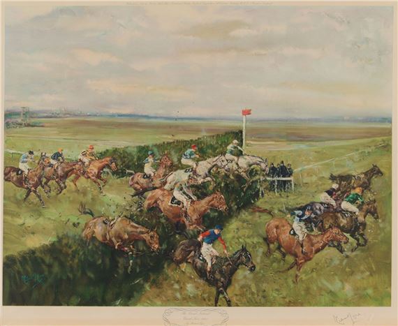 Michael Lyne | THE GRAND NATIONAL CANAL TURN 1965 | MutualArt