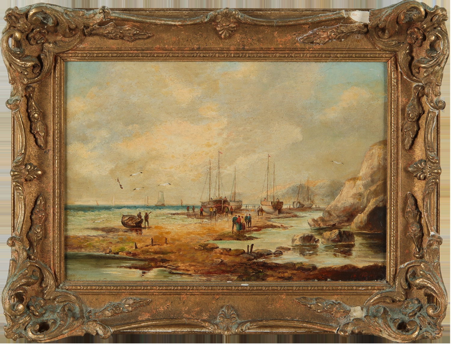 William Broome | BEACHED FISHING BOATS | MutualArt