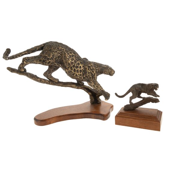 Wally Shoop | Two Animal Sculptures | MutualArt