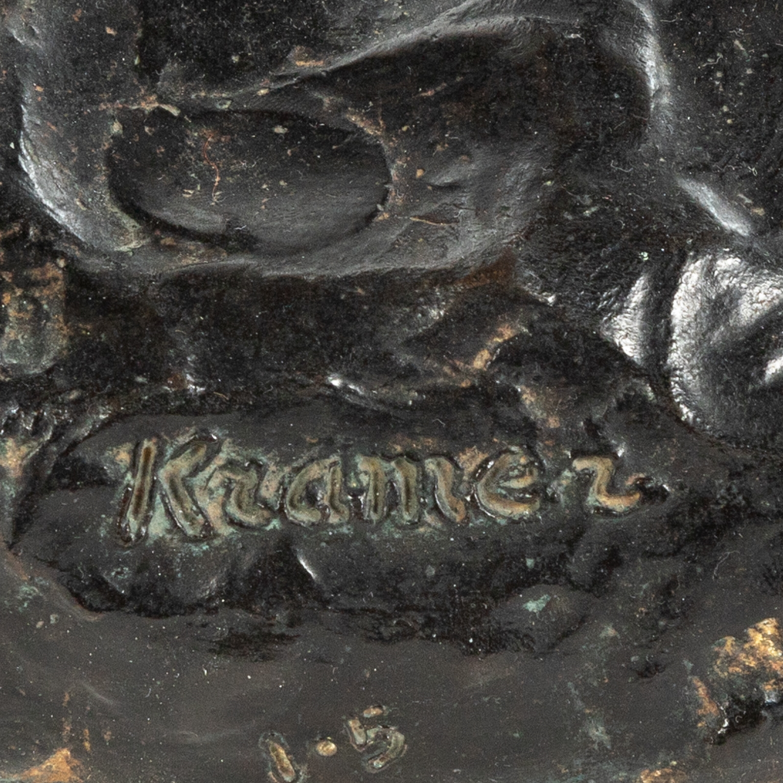 Reuben Robert Kramer | Standing Man Pointing Up (1909) | MutualArt