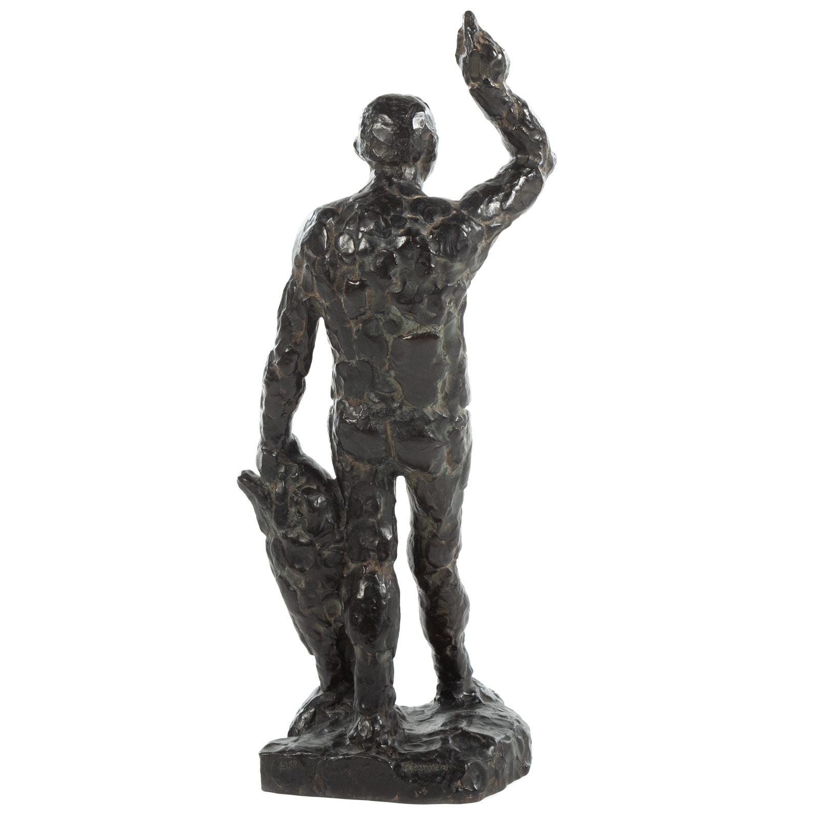 Reuben Robert Kramer | Standing Man Pointing Up (1909) | MutualArt