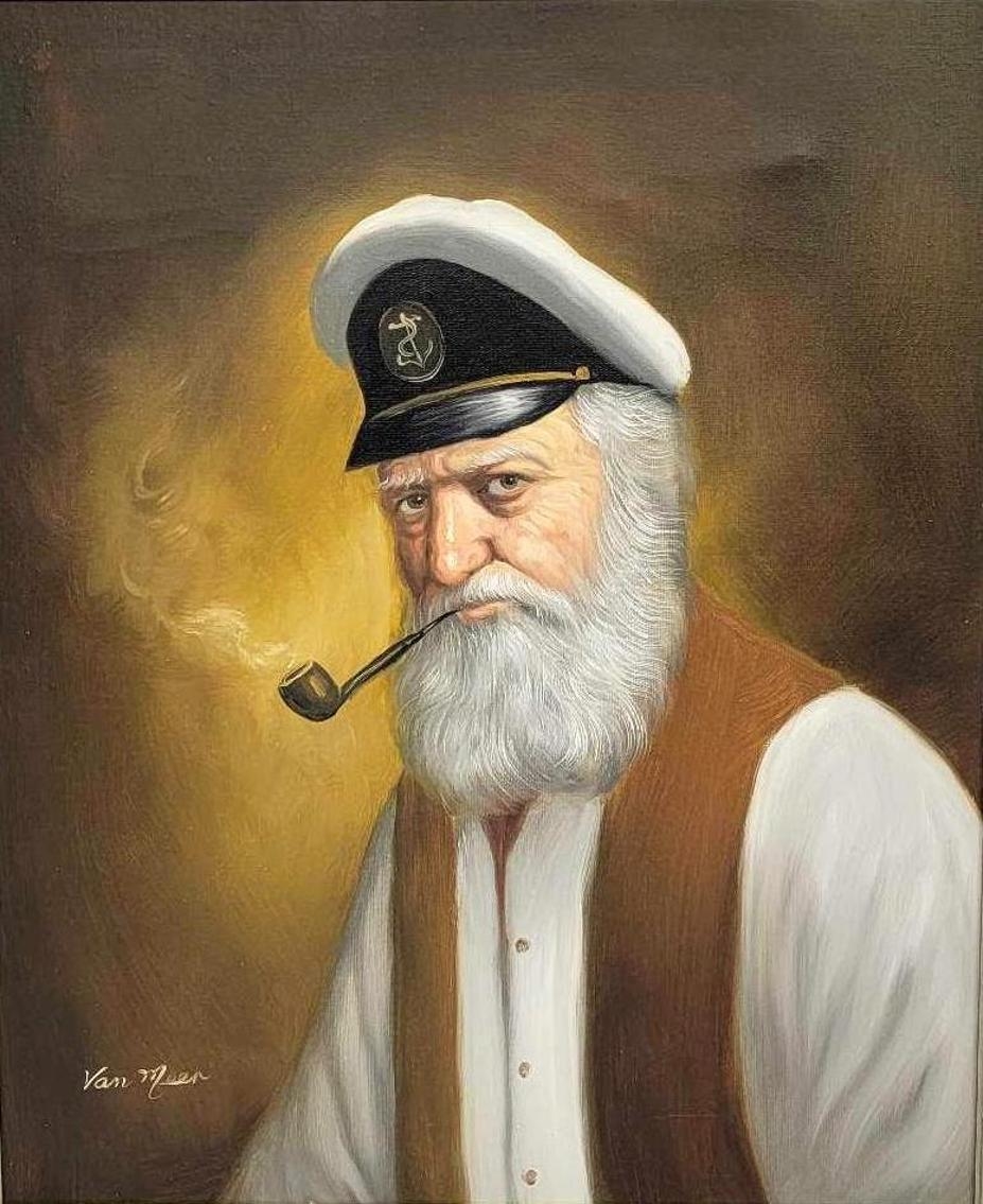 Charles van Meer | Sea Captain w/ Pipe | MutualArt