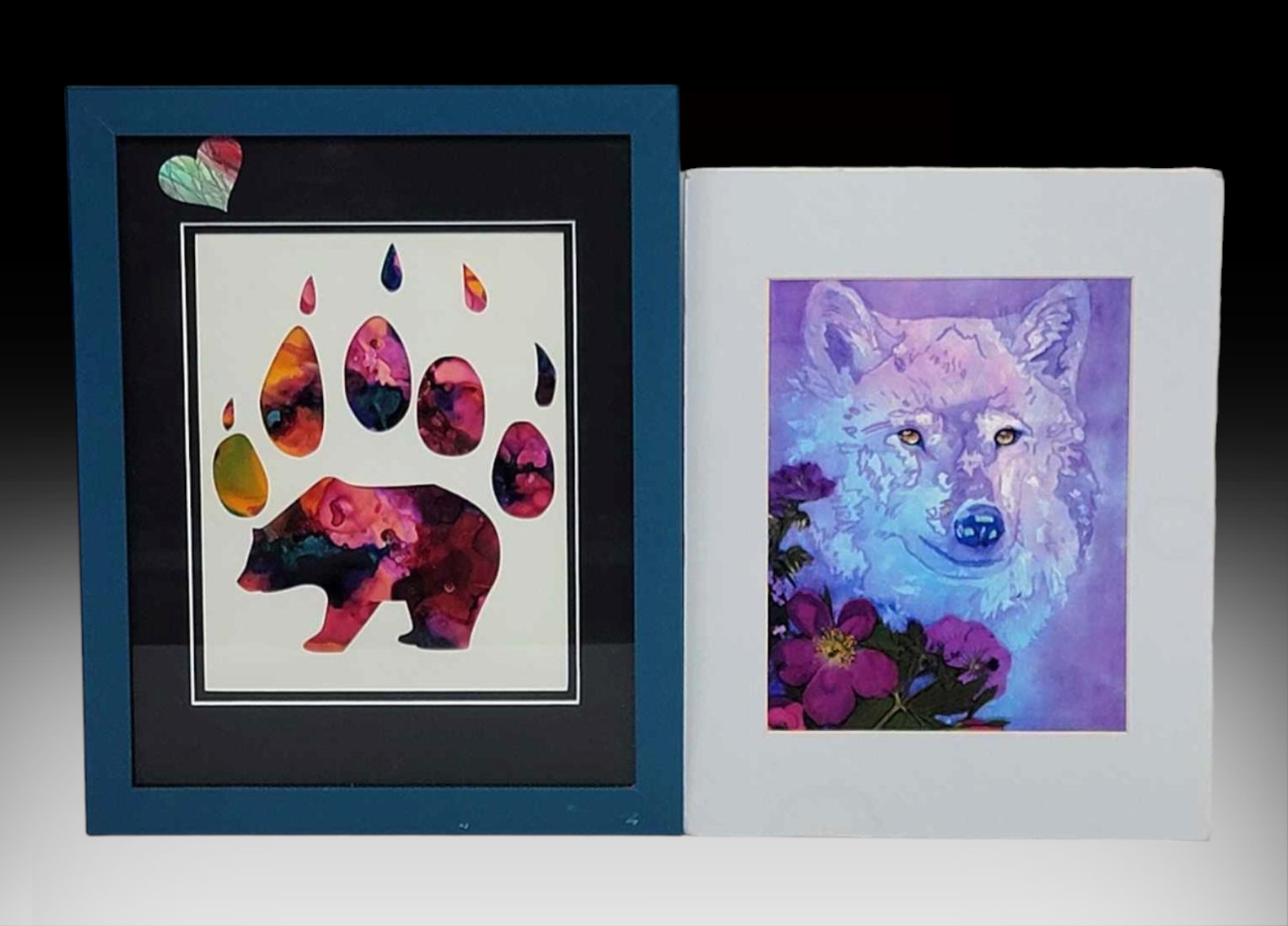 Helen J. Simeonoff | A grizzly bear and Wolf Cloud | MutualArt