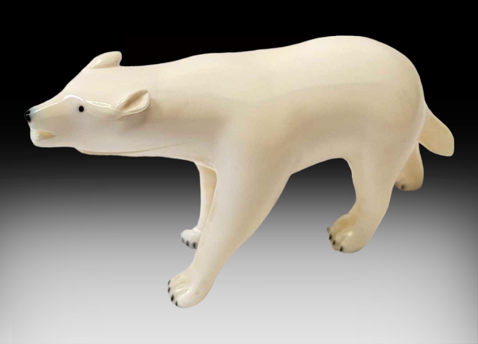 David Soolook, Jr. | Wolf Figurine | MutualArt