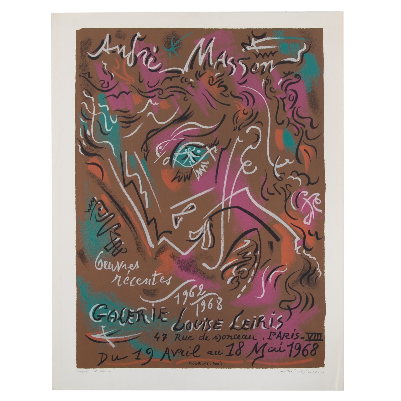 André Masson | Galerie Louis Leiris (1896) | MutualArt