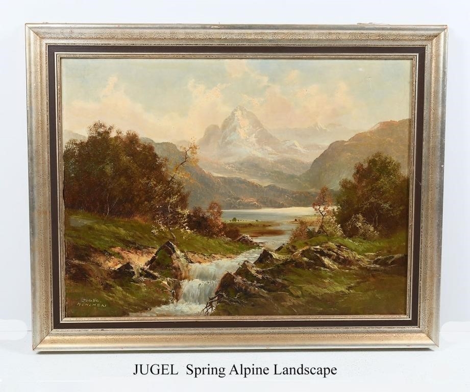 Ernst Jugel | ERNST JUGEL AUSTRIAN LANDSCAPE PAINTING | MutualArt