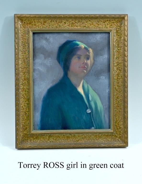 Torey Ross | FEMALE PORTRAIT SIGNED TORREY ROSS | MutualArt