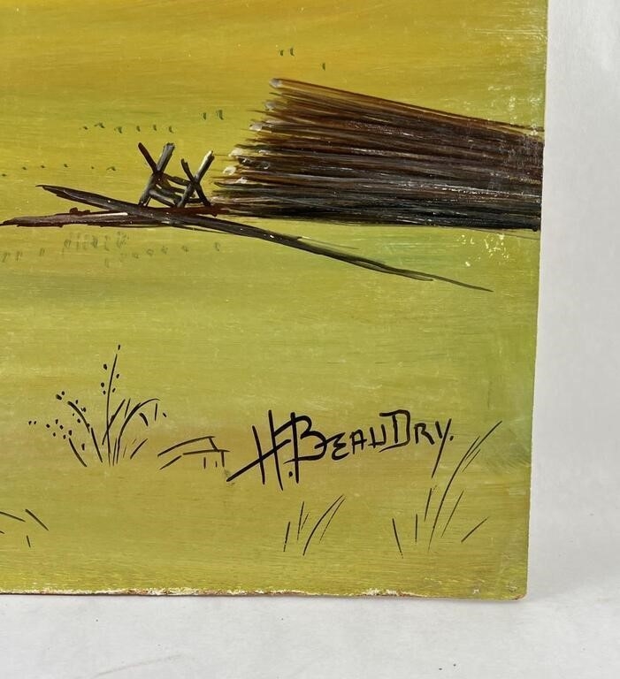 Henry Beaudry | Henry Beaudry Canadian First Nation Oil Painting (1941 ...