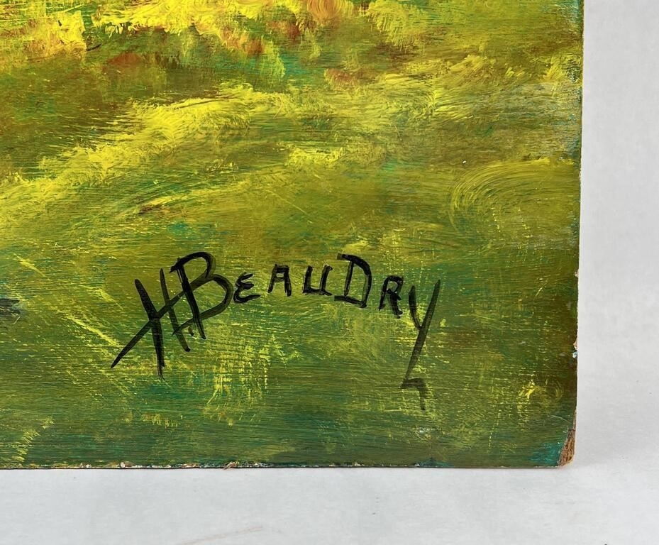 Henry Beaudry | Henry Beaudry Canadian First Nation Oil Painting (1941 ...