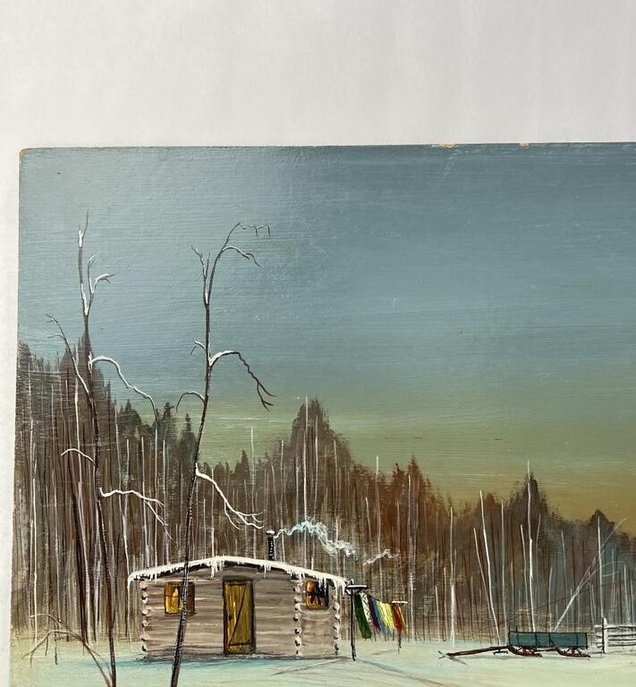 Henry Beaudry | Henry Beaudry Canadian First Nation Oil Painting (1941 ...